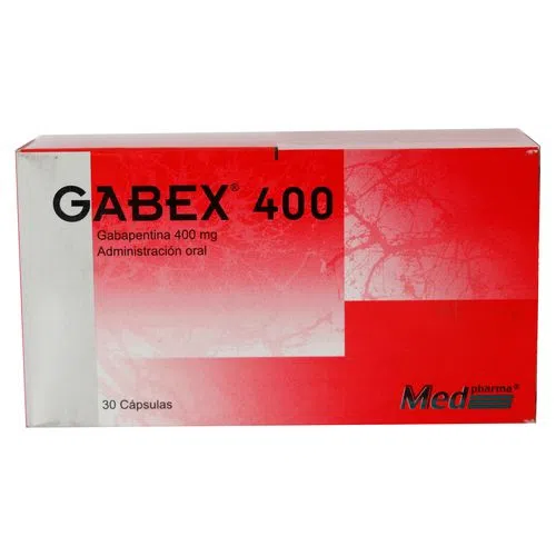 GABEX 400MG 30 CAPSULA - Distribuidor de Med Pharma