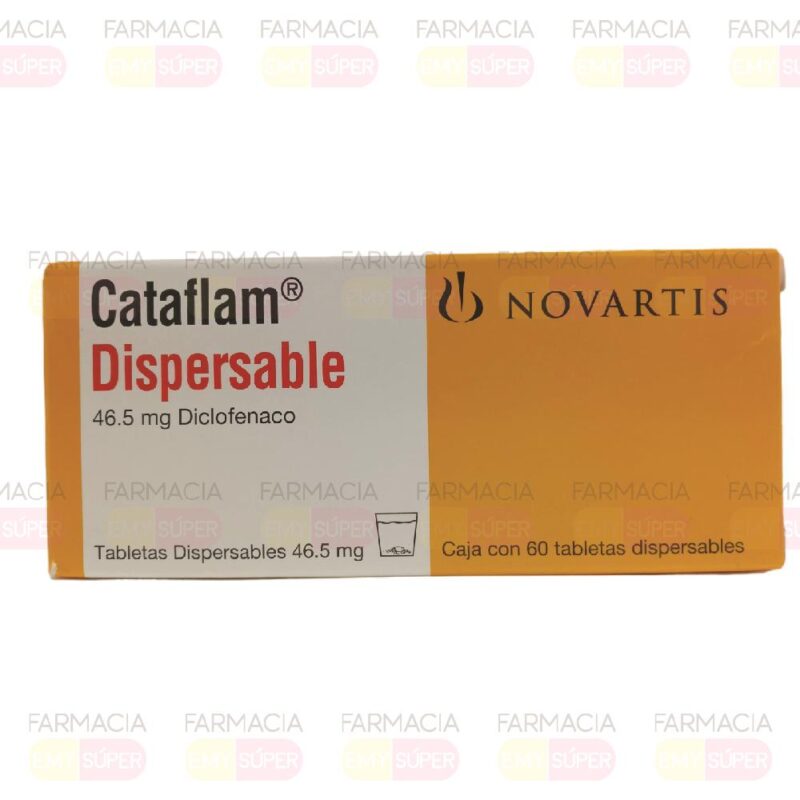 CATAFLAM 46.5MG 6 TABLETA DISPERSABLE (1BLIST) – Medikamentos.com