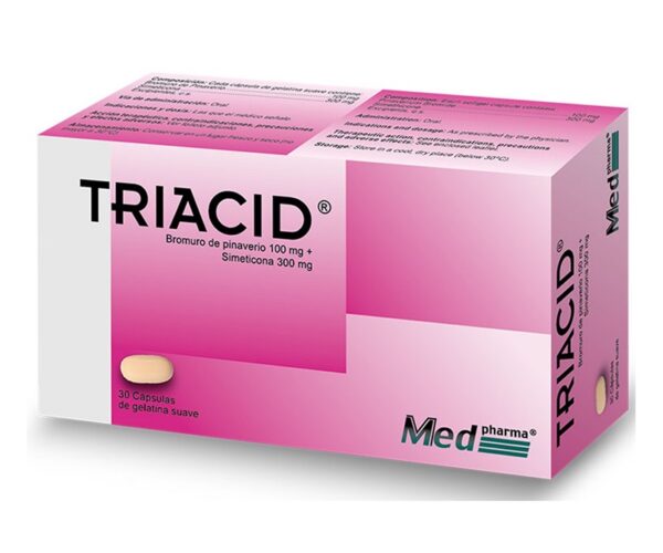 TRIACID 100MG/300MG 30 CAPSULA GEL - Distribuidor de Med Pharma