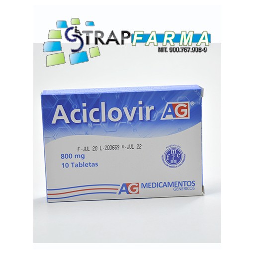 ACICLOVIR FARMANDINA 800MG 10 TABLETA - Distribuidor de Farmandina
