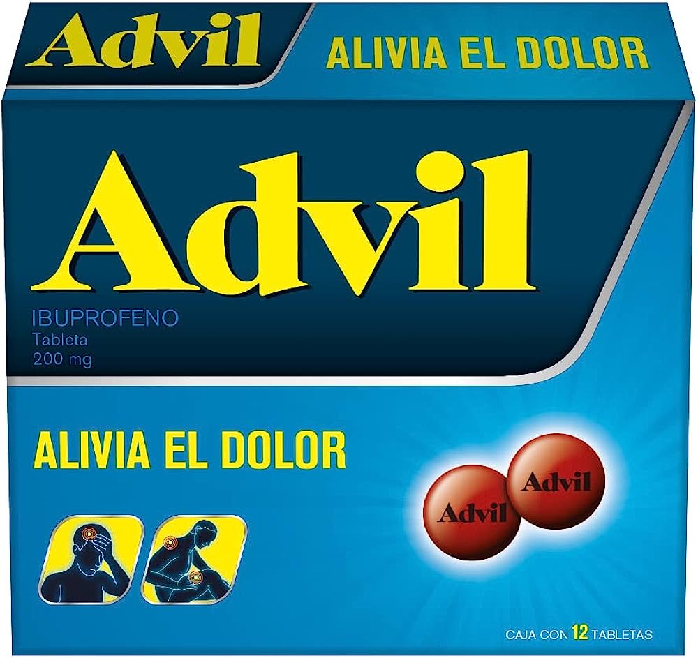 ADVIL 200MG 12 GRAGEA – Medikamentos.com