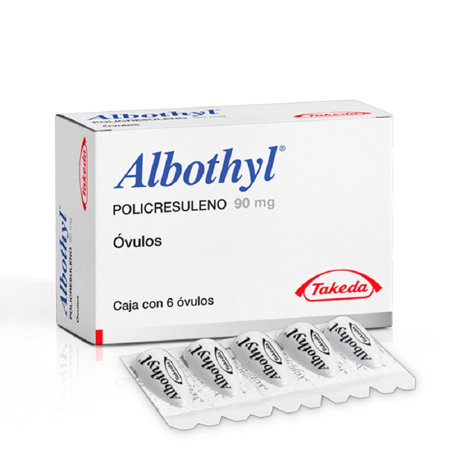 ALBOTHYL 90MG 6 OVULO - Distribuidor de ASPEN FARMA