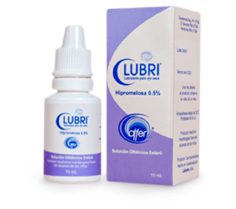 ALFER LUBRI 0.5% 15ML SOLUCION OFTALMICA - Distribuidor de Alfer