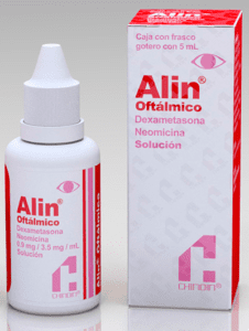 ALIN 0.9MG/3.5MG/ML 5ML SOLUCION OFTALMICA - Distribuidor de Chinoin