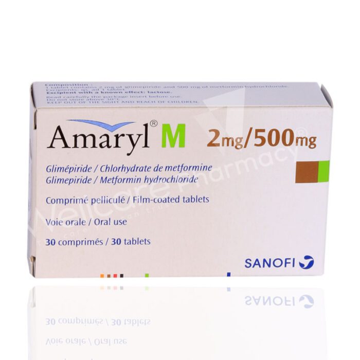AMARYL M 2MG/500MG 30 TABLETA – Medikamentos.com