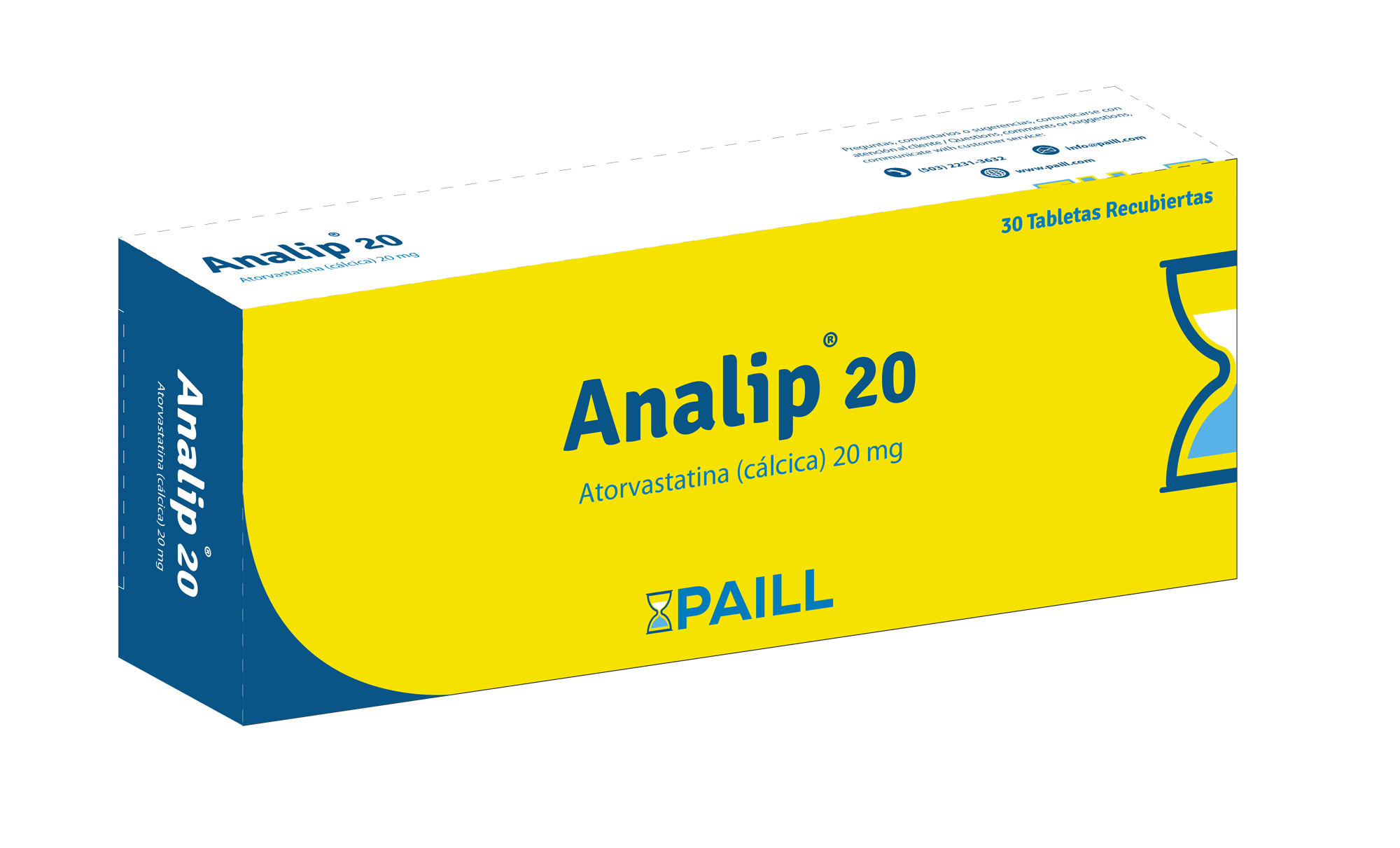 ANALIP 20MG 30 TABLETA - Distribuidor de GRUPO PAILL