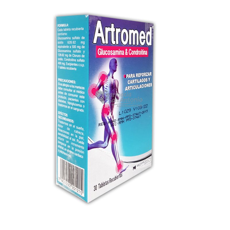 ARTROMED 500MG 30 TABLETA - Distribuidor de MEDIPRODUCTS