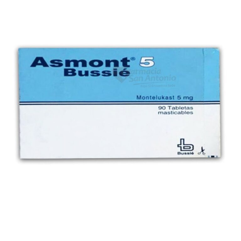 ASMONT 5MG 90 TABLETA MASTICABLE - Distribuidor de Bussie