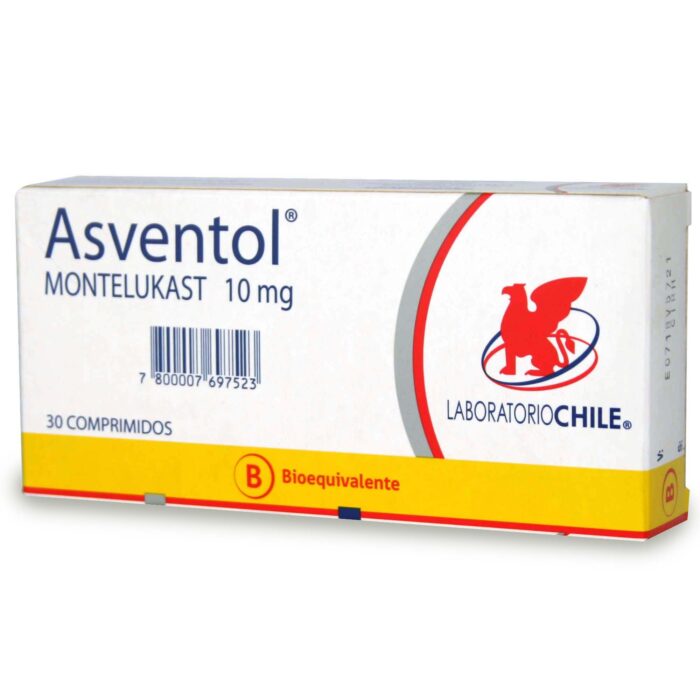 ASVENTOL 10MG 30 COMPRIMIDO - Distribuidor de LUVECK