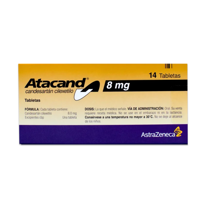 ATACAND 8MG 14 TABLETA - Distribuidor de ASTRA ZENECA