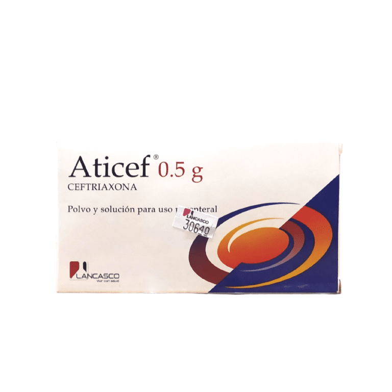 ATICEF 500MG 1 SOLUCION INYECTABLE IM – Medikamentos.com