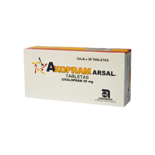 AXOPRAM 20MG 30 TABLETA - Distribuidor de Arsal