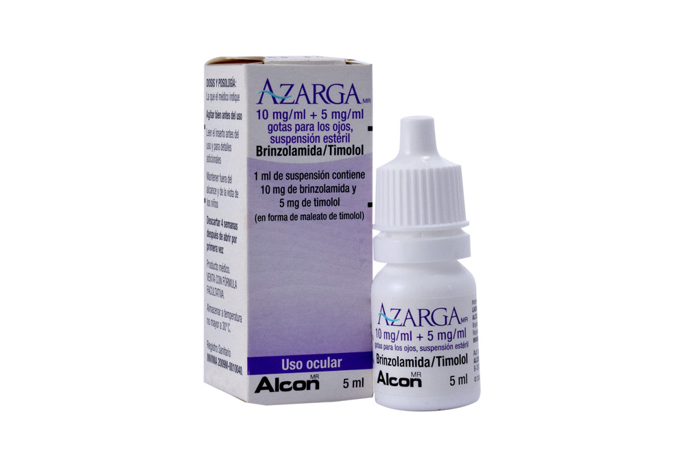 AZARGA 10MG/5MG/ML 5ML SOLUCION OFTALMICA - Distribuidor de Alcon Sanfer
