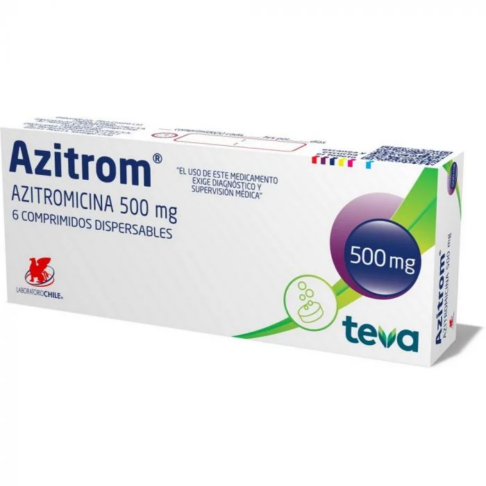 AZITROM 500MG 6 COMPRIMIDO - Distribuidor de LUVECK