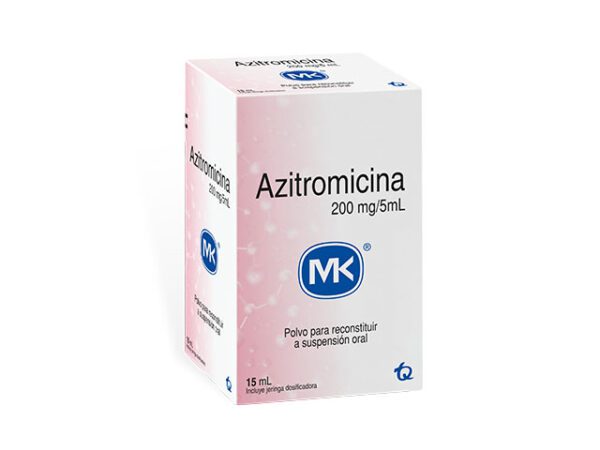 AZITROMICINA MK 200MG/5ML 15ML POLVO SUSPENSION - Distribuidor de MK