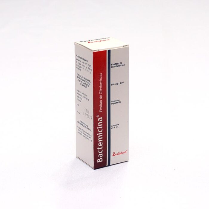 BACTEMICINA 600MG/4ML 1 SOLUCION INYECTABLE - Distribuidor de QUALIPHARM