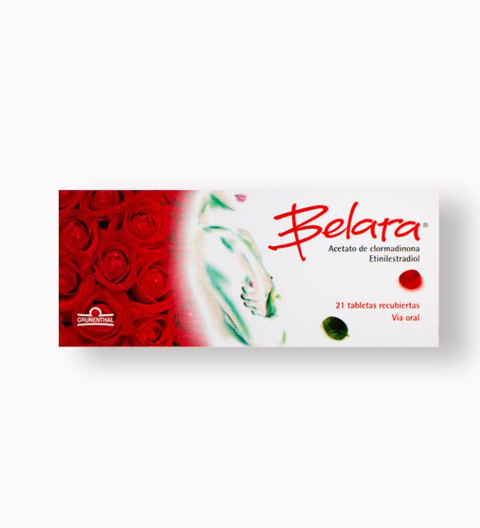 BELARA 2MG/0.03MG 21 TABLETA - Distribuidor de Grunenthal