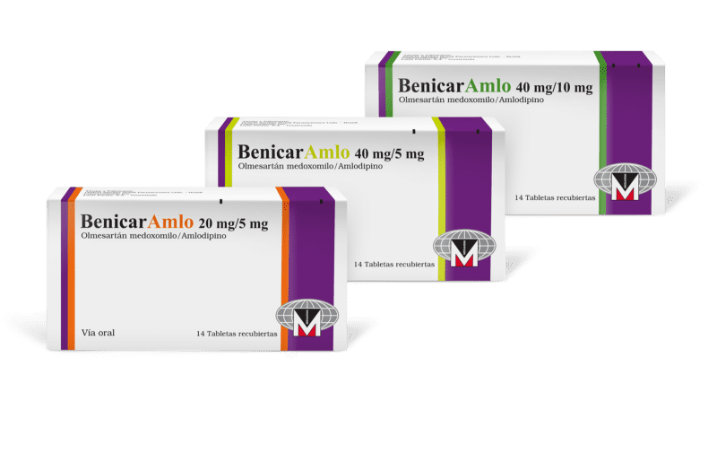 BENICAR AMLO 20MG/5MG 14 TABLETA - Distribuidor de MENARINI