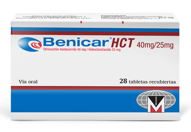 BENICAR HCT 40MG/25MG 28 TABLETA - Distribuidor de MENARINI