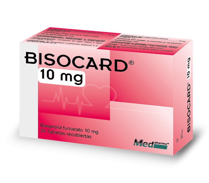 BISOCARD 10MG 30 TABLETA - Distribuidor de Med Pharma