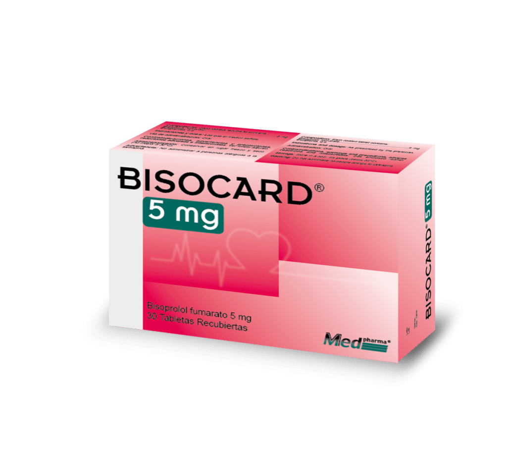 BISOCARD 5MG 30 TABLETA - Distribuidor de Med Pharma