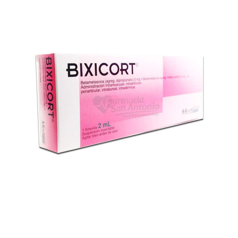BIXICORT 5MG/2MG/ML 1 SOLUCION INYECTABLE IM 2ML - Distribuidor de Med ...