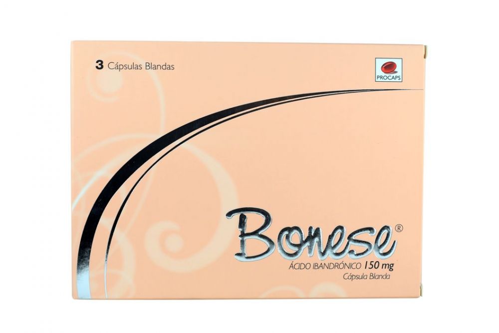 BONESE 150MG 3 CAPSULA - Distribuidor de PROCAPS FARMA