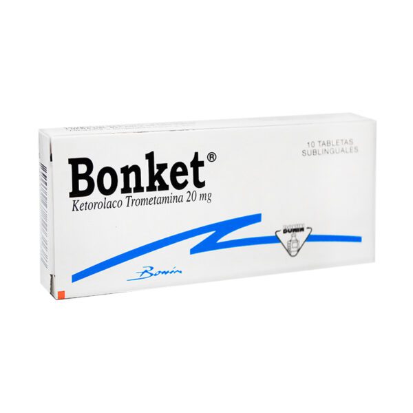 BONKET 20MG 10 TABLETA SUBLINGUAL - Distribuidor de BONIN