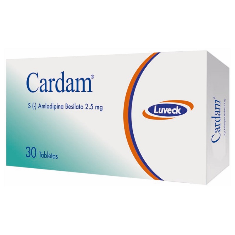 CARDAM LS 2.5MG/50MG 30 COMPRIMIDO - Distribuidor de LUVECK