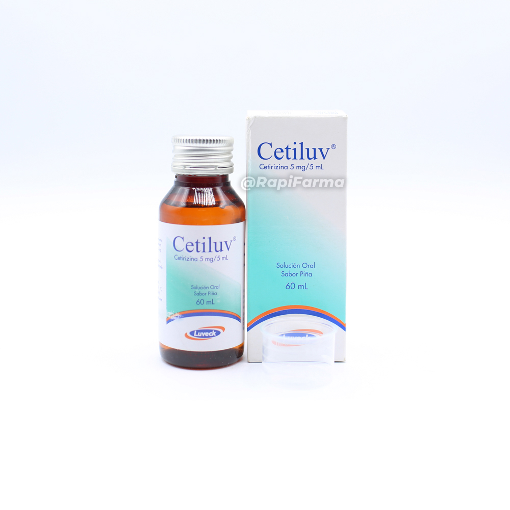 CETILUV 5MG/5ML 60ML JARABE - Distribuidor de LUVECK