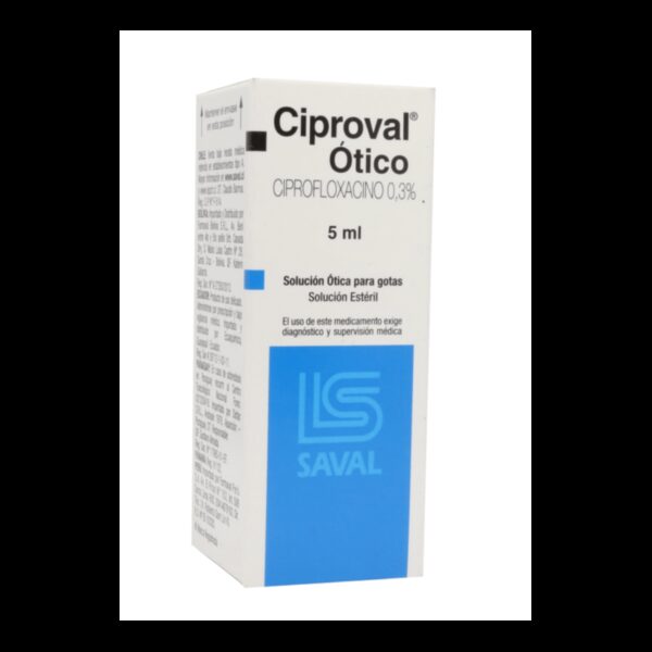 CIPROVAL OTICO 0.03% 5ML SOLUCION OTICA – Medikamentos.com