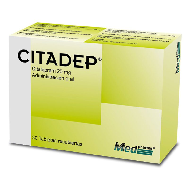 CITADEP 20MG 30 TABLETA - Distribuidor de Med Pharma