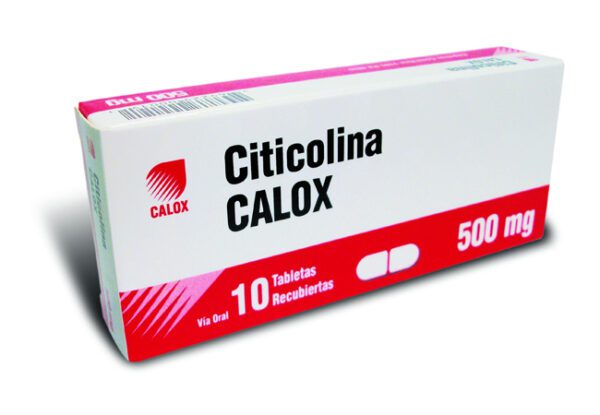 CITICOLINA CALOX 500MG 10 TABLETA - Distribuidor de CALOX