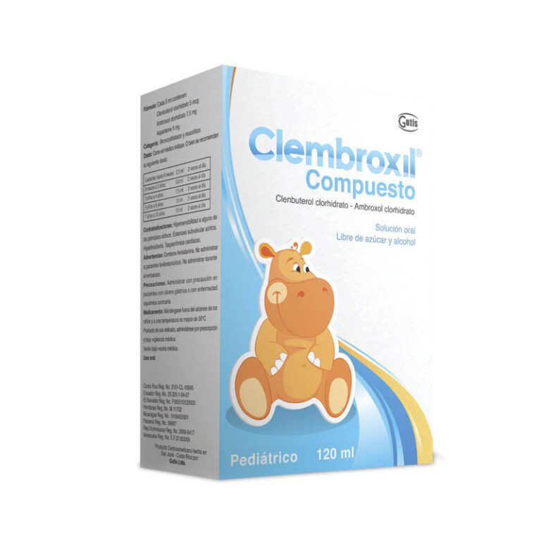 CLEMBROXIL COMPUESTO PEDIATRICO 120ML SOLUCION ORAL – Medikamentos.com