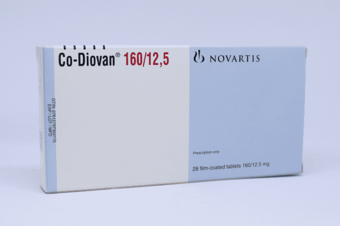 CO-DIOVAN 160MG/12.5MG 28 COMPRIMIDO – Medikamentos.com