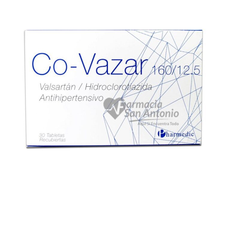 CO-VAZAR 160MG/12.5MG 30 TABLETA – Medikamentos.com