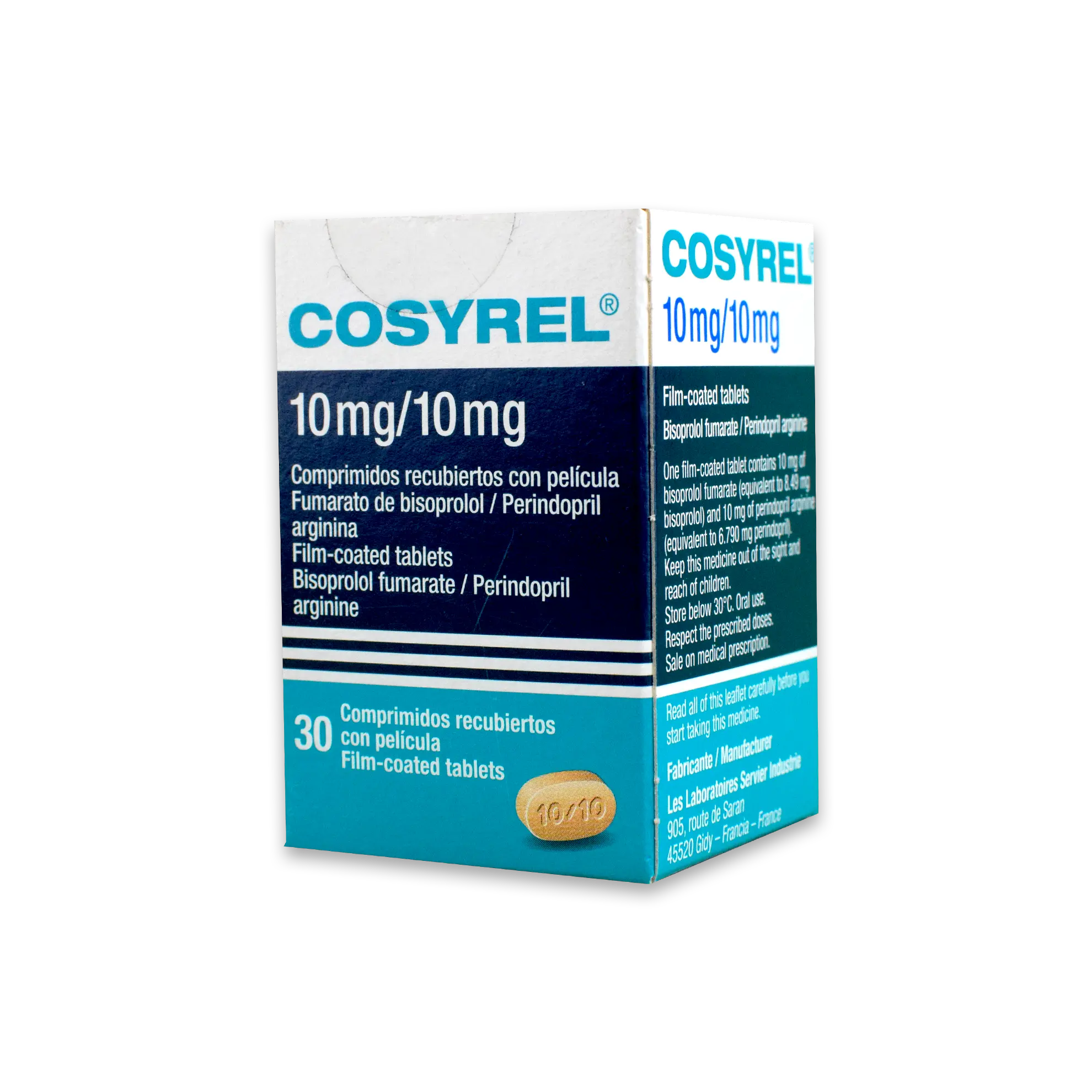 COSYREL 10MG/10MG 30 COMPRIMIDO - Distribuidor de SERVIER