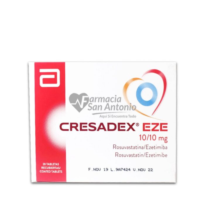 CRESADEX EZE 10MG/10MG 28 TABLETA RECUBIERTA - Distribuidor de Abbott