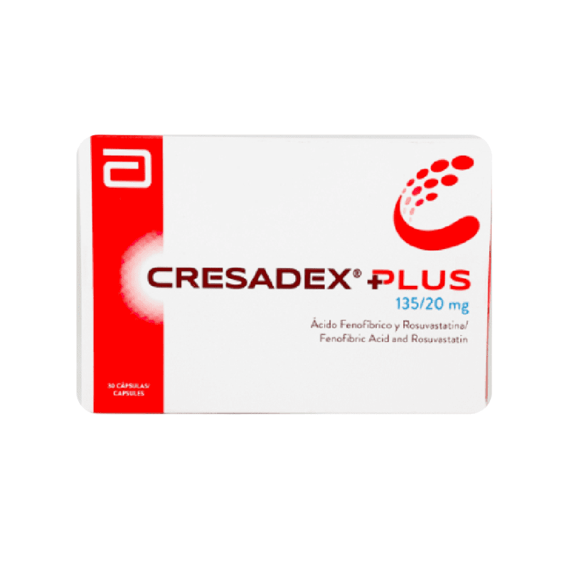 CRESADEX PLUS 135MG/20MG 30 COMPRIMIDO - Distribuidor de Abbott