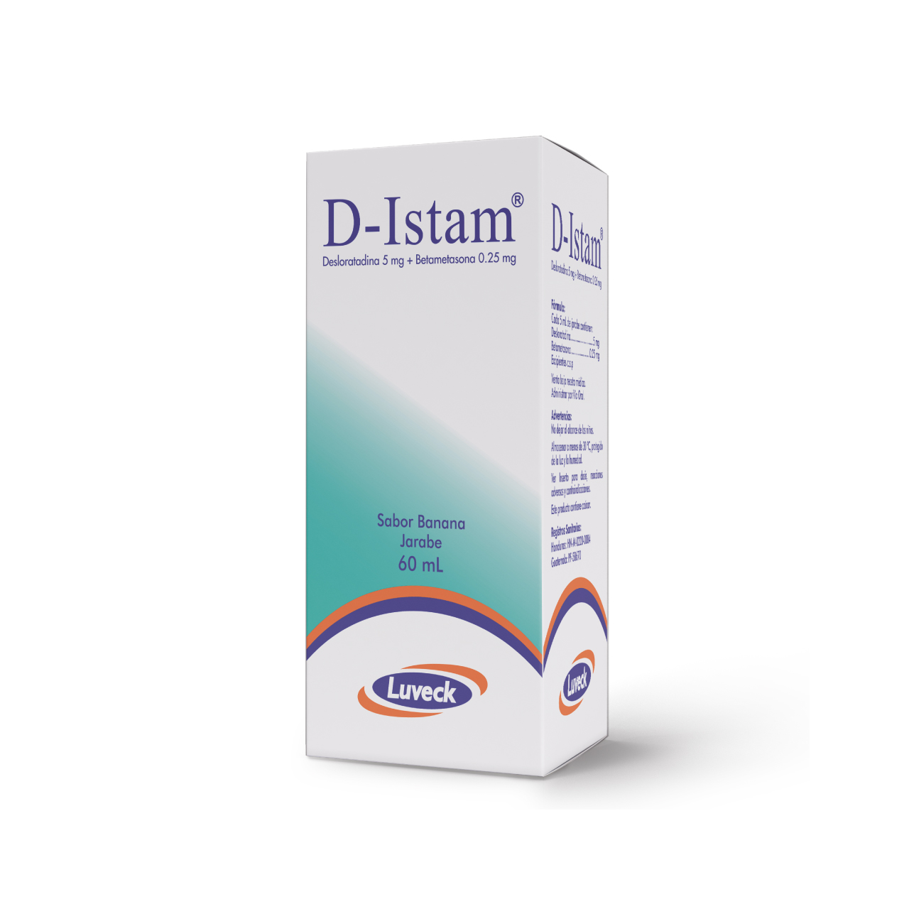 D-ISTAM 5MG/0.25MG/5ML 60ML JARABE - Distribuidor de LUVECK