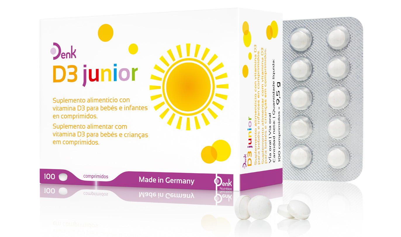D3 JUNIOR DENK 100 COMPRIMIDO - Distribuidor de DENK PHARMA