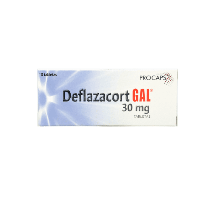 DEFLAZACORT GAL 30MG 10 TABLETA - Distribuidor de PROCAPS FARMA