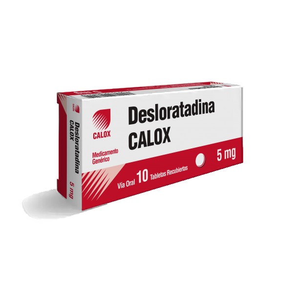 DESLORATADINA CALOX 5MG 10 TABLETA - Distribuidor de CALOX