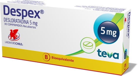 DESPEX 5MG 10 COMPRIMIDO - Distribuidor de LUVECK