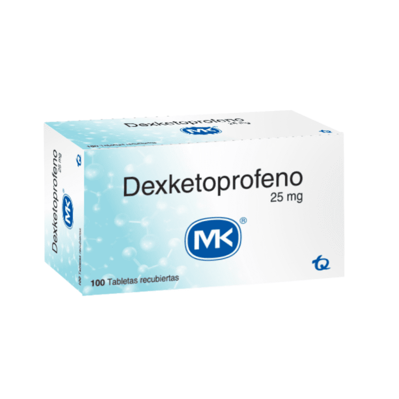 DEXKETOPROFENO MK 25MG 10 TABLETA - Distribuidor de MK