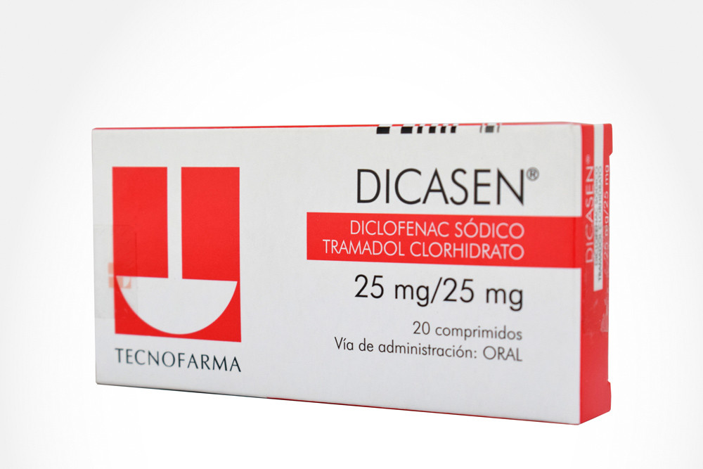 DICASEN 25MG/25MG 20 COMPRIMIDO - Distribuidor de ASOFARMA
