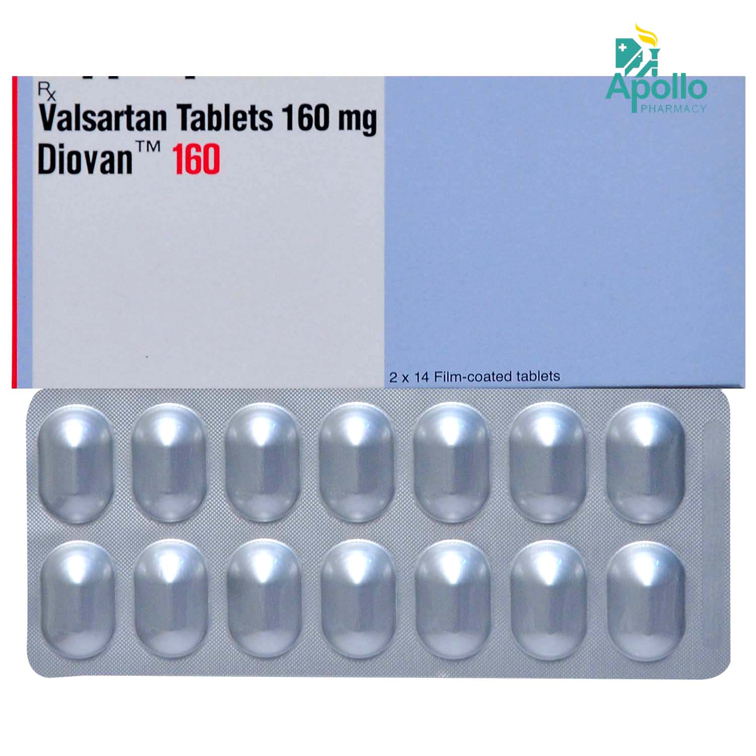 DIOVAN 160MG 14 TABLETA - Distribuidor de NOVARTIS-SIEGFRIED