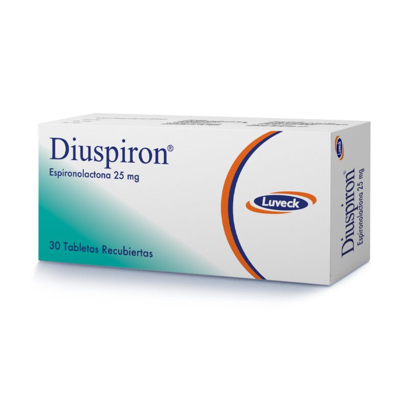 DIUSPIRON 25MG 30 TABLETA - Distribuidor de LUVECK