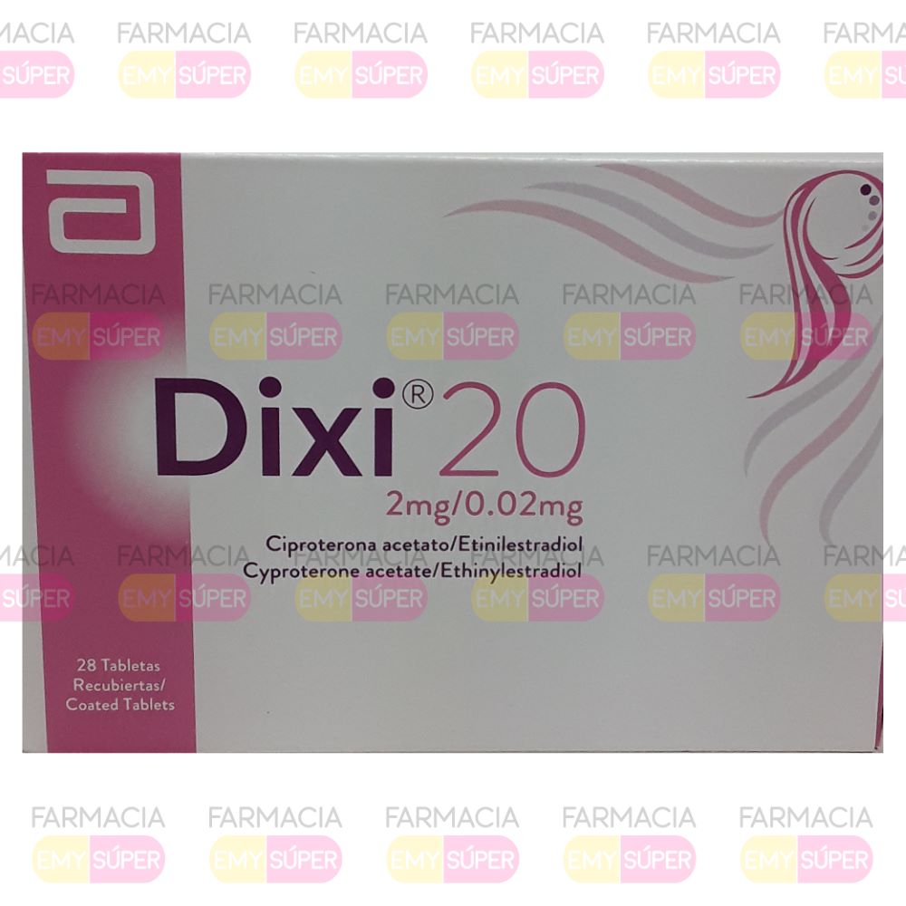DIXI 20 2MG/0.02MG 28 TABLETA - Distribuidor de Abbott