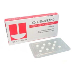 DOLGENAL RAPID 10MG 10 COMPRIMIDO SUBLINGUAL - Distribuidor de ASOFARMA